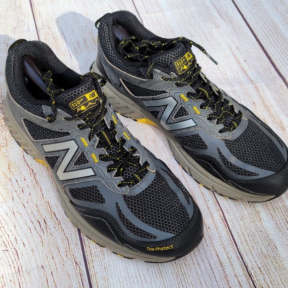 New Balance | Shoes | New Balance Mens5 V4 Mt510lc4 Black Trail Running ...